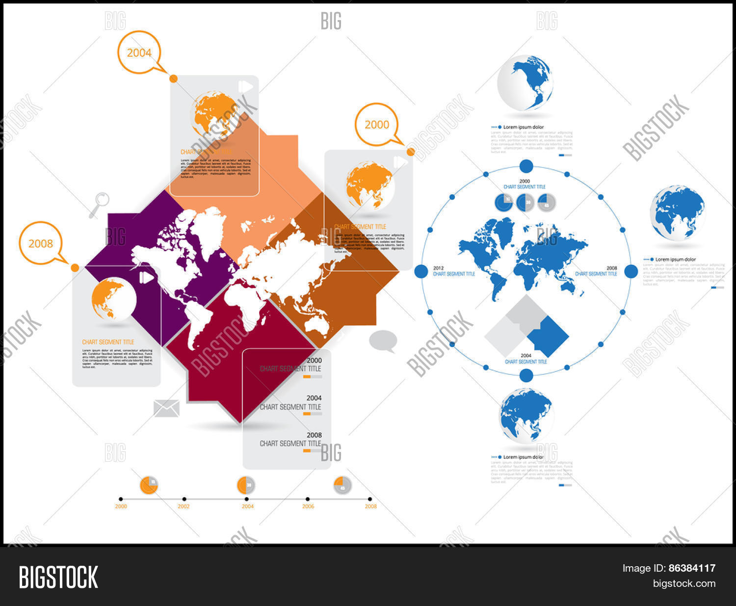 World Map Infographic Vector & Photo (Free Trial) | Bigstock