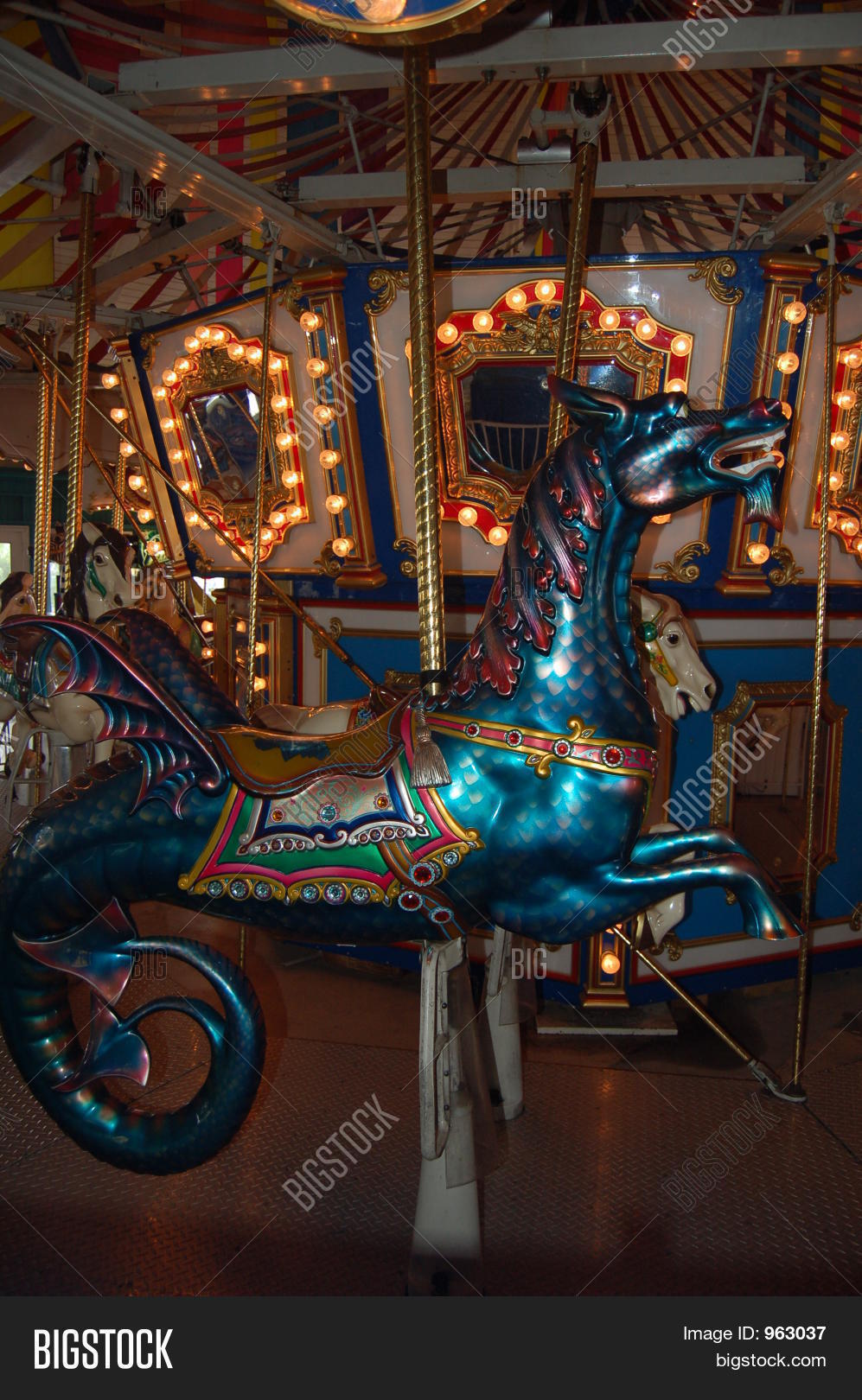 Sea Dragon Carousel Image & Photo (Free Trial) | Bigstock