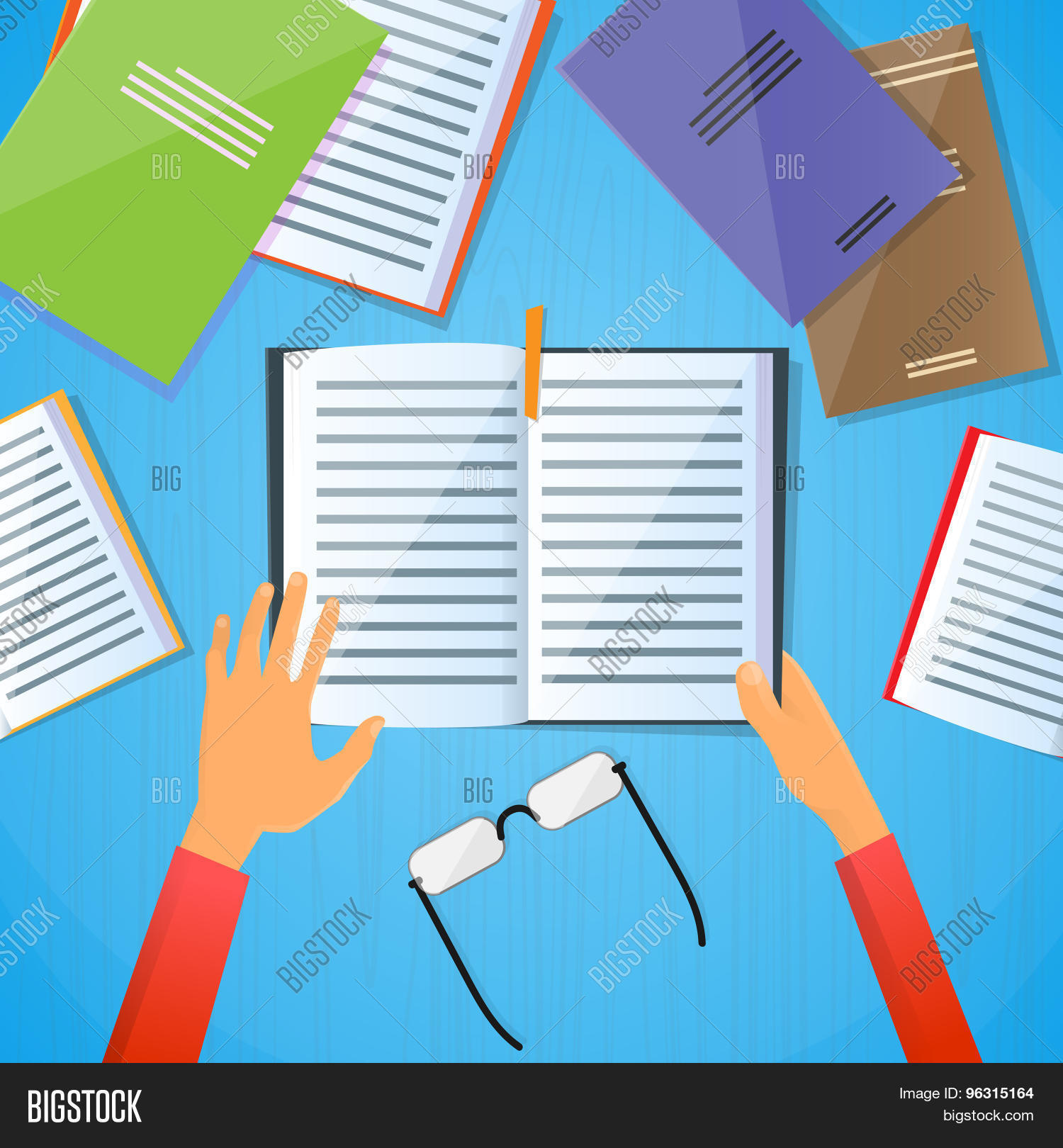 Student Desk Hands Vector & Photo (Free Trial) | Bigstock