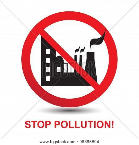 No Pollution Sign