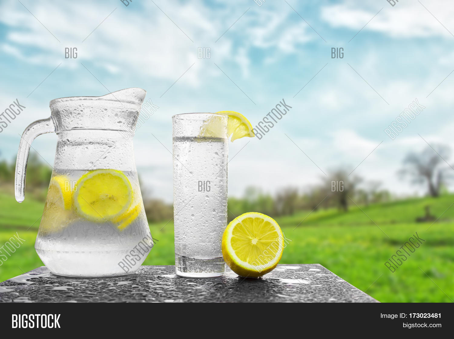 Fresh Cold Water Lemon Image & Photo (Free Trial) | Bigstock