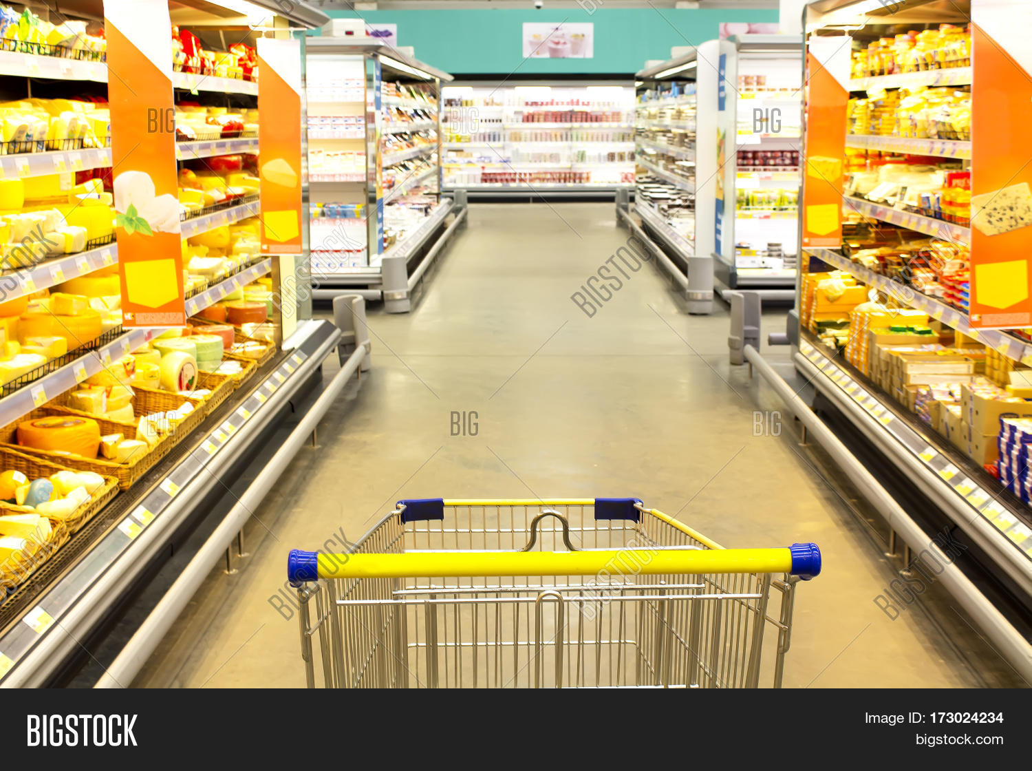 Cart Grocery Store. Image & Photo (Free Trial) | Bigstock