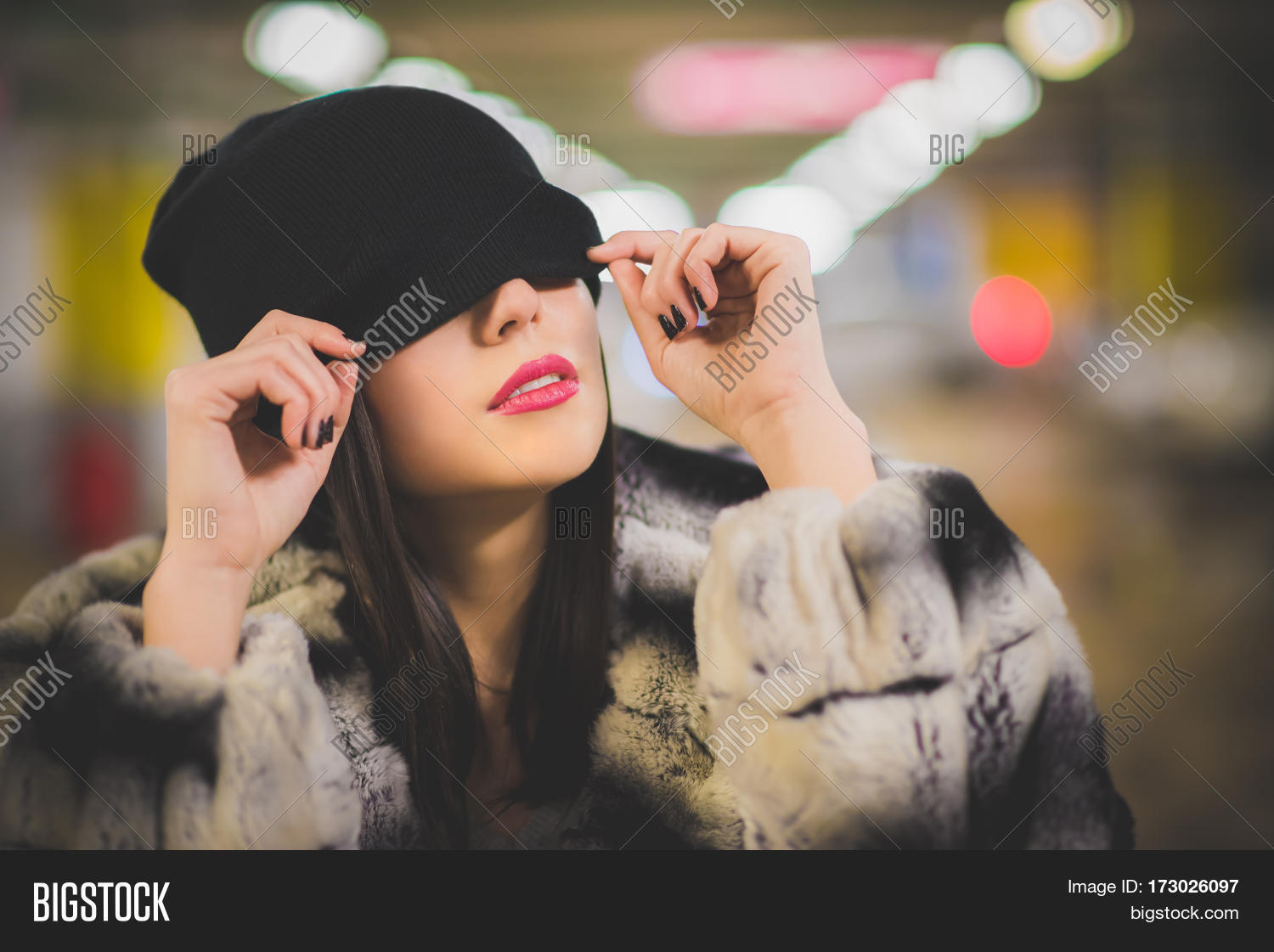Girl Wearing Hat Over Image & Photo (Free Trial) | Bigstock