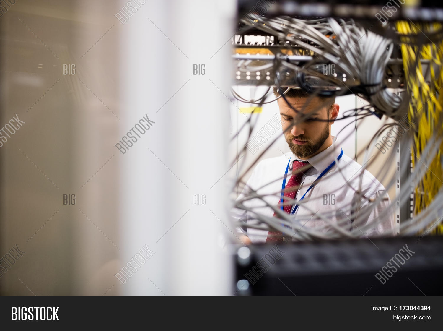 Technician Checking Image & Photo (Free Trial) | Bigstock