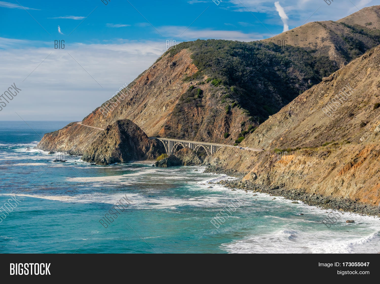 Highway 1 On Pacific Image & Photo (Free Trial) | Bigstock