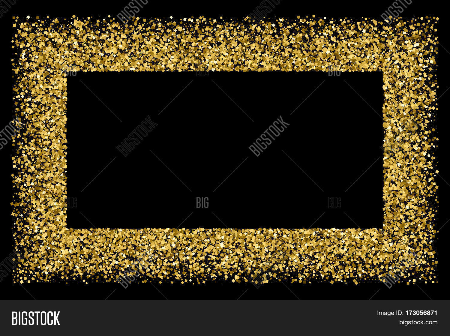 Gold Frame Glitter Image & Photo (Free Trial) | Bigstock
