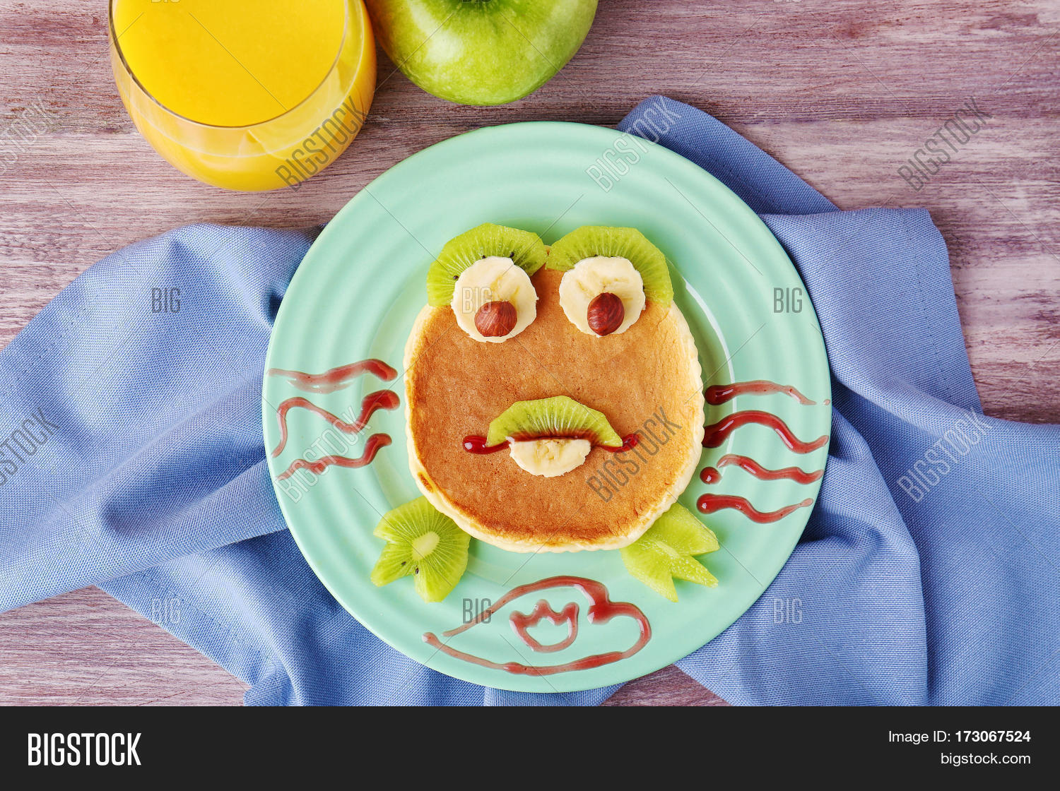 Funny Pancake Kids Image & Photo (Free Trial) | Bigstock