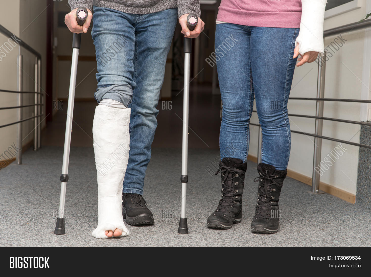 Two Persons Cast On On Image & Photo (Free Trial) | Bigstock