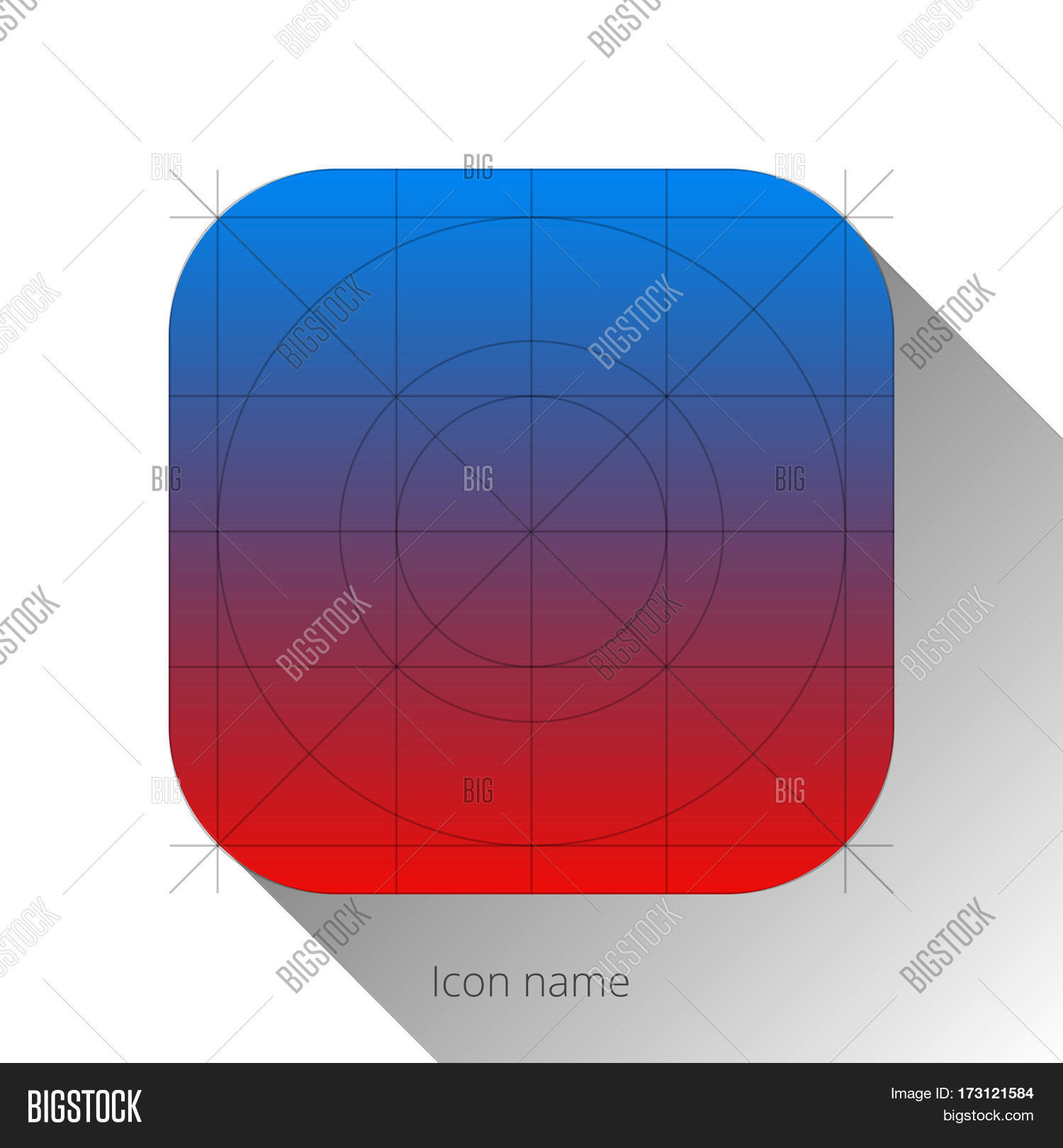 Abstract Blue-red App Vector & Photo (Free Trial) | Bigstock