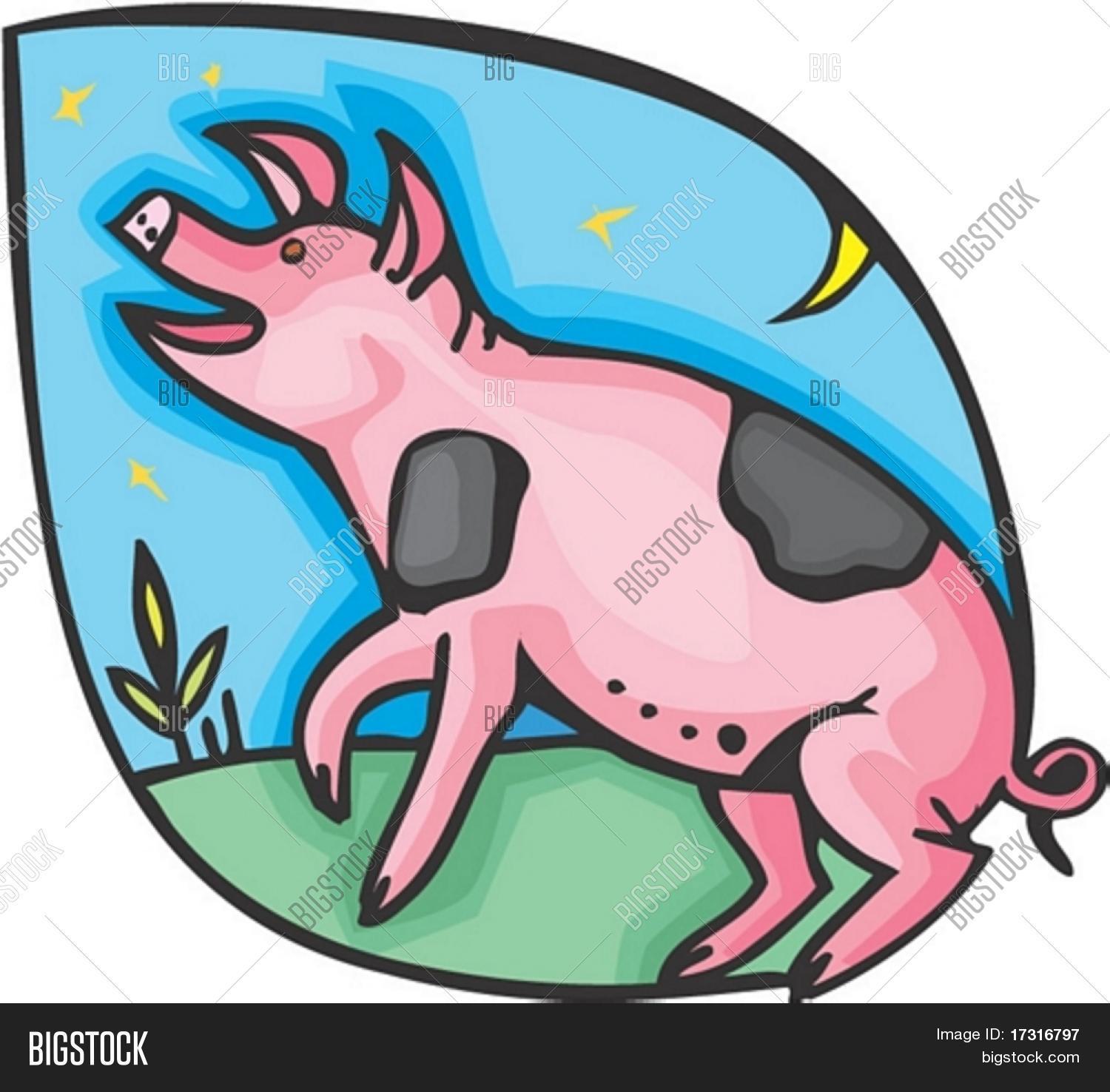 Pig Character Vector & Photo (Free Trial) | Bigstock