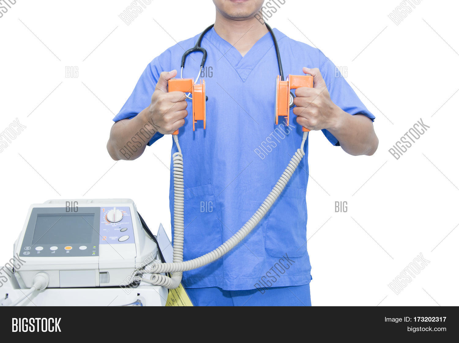 Doctor Hold Paddle Image & Photo (Free Trial) | Bigstock