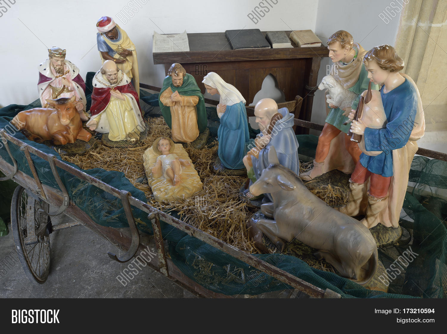 Nativity Scene Old Hay Image & Photo (Free Trial) | Bigstock