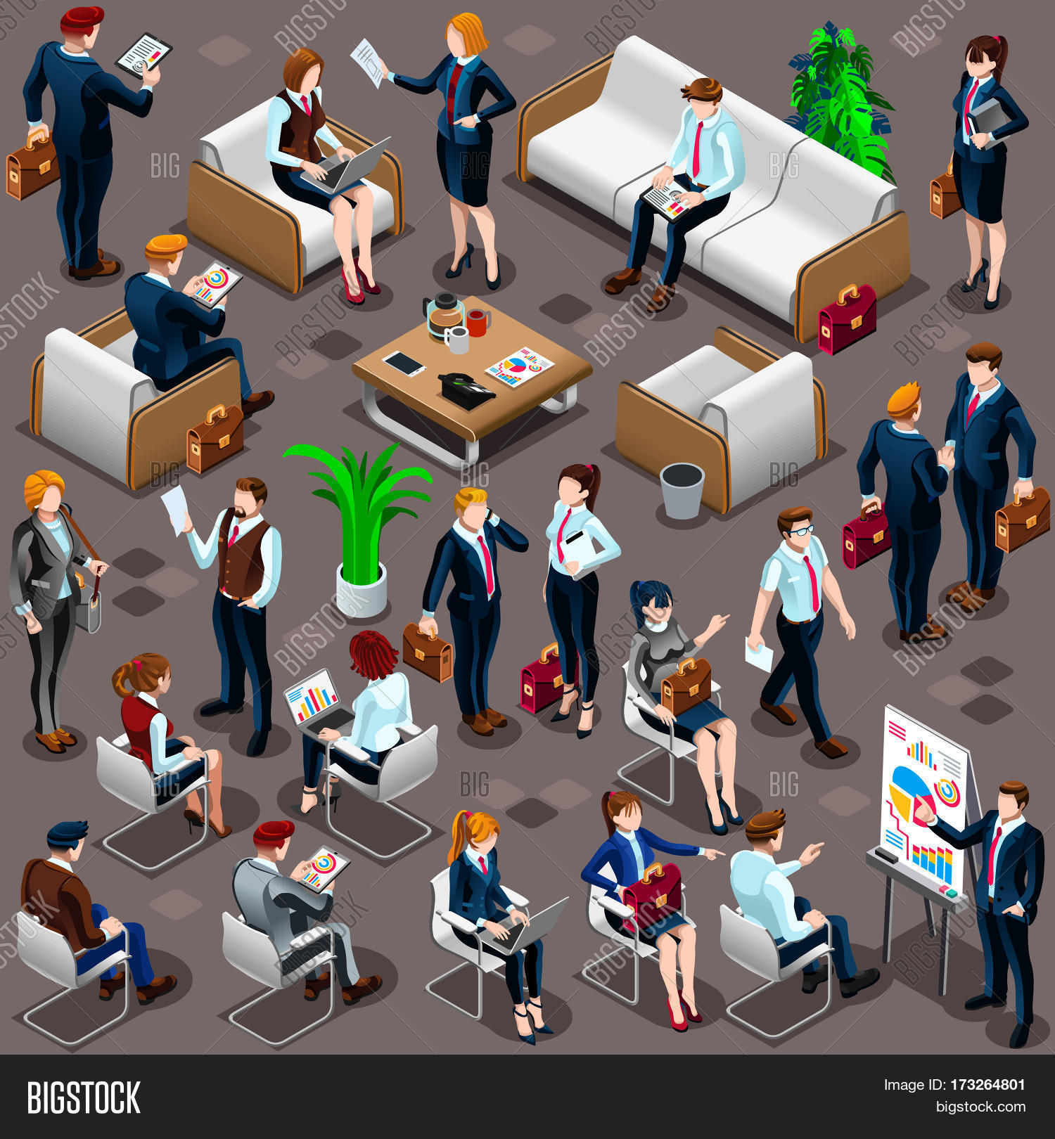 Isolated Group Vector & Photo (Free Trial) | Bigstock