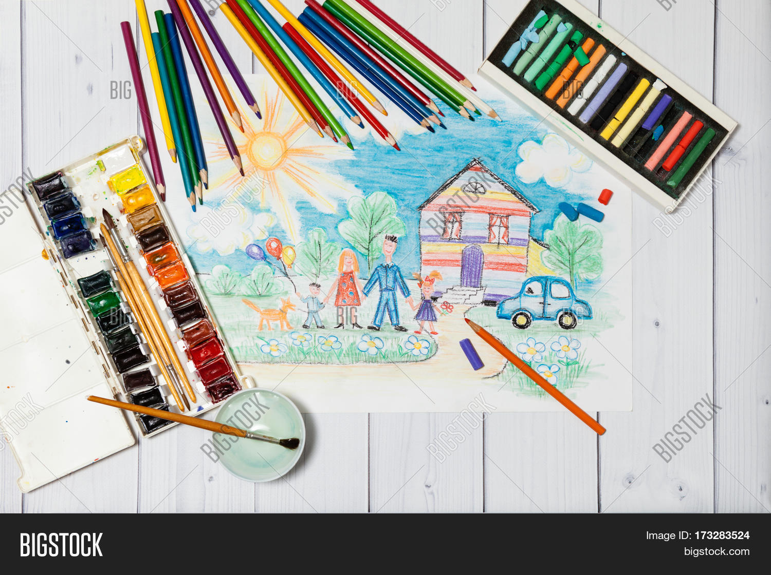 Hand Drawn Bright Image & Photo (Free Trial) | Bigstock