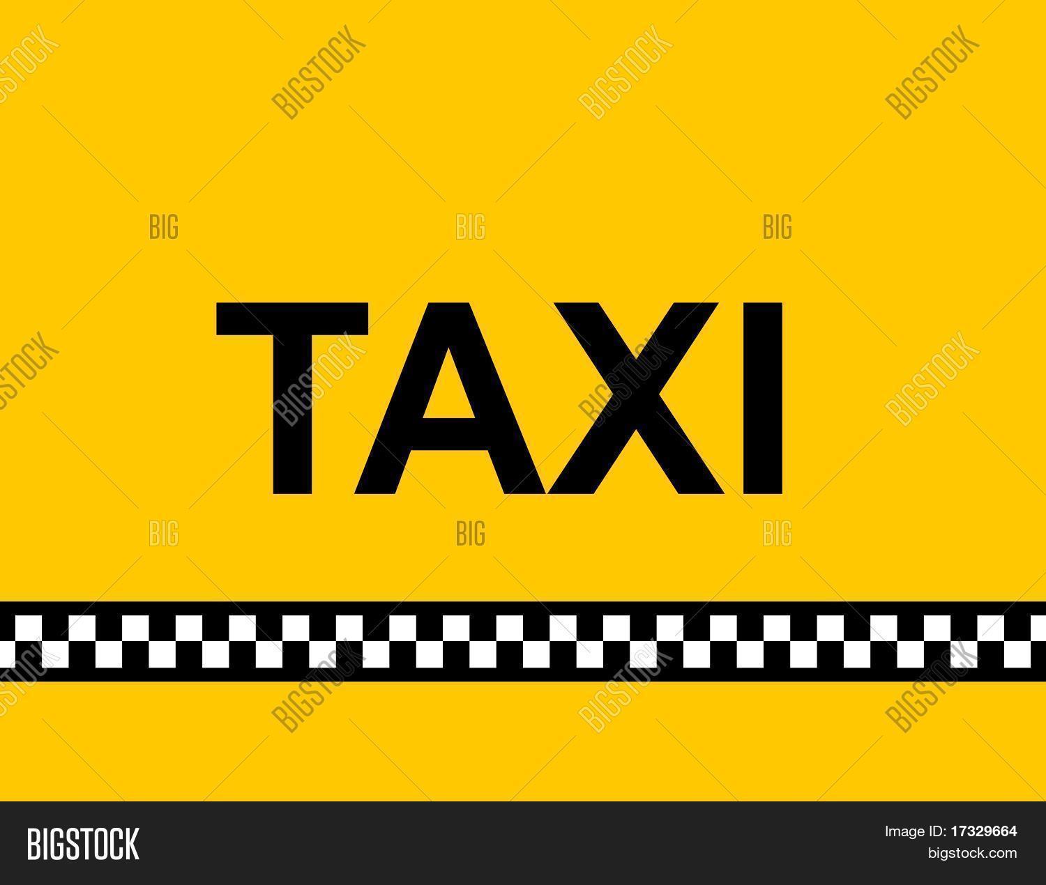 Taxi Sign Image & Photo (Free Trial) | Bigstock