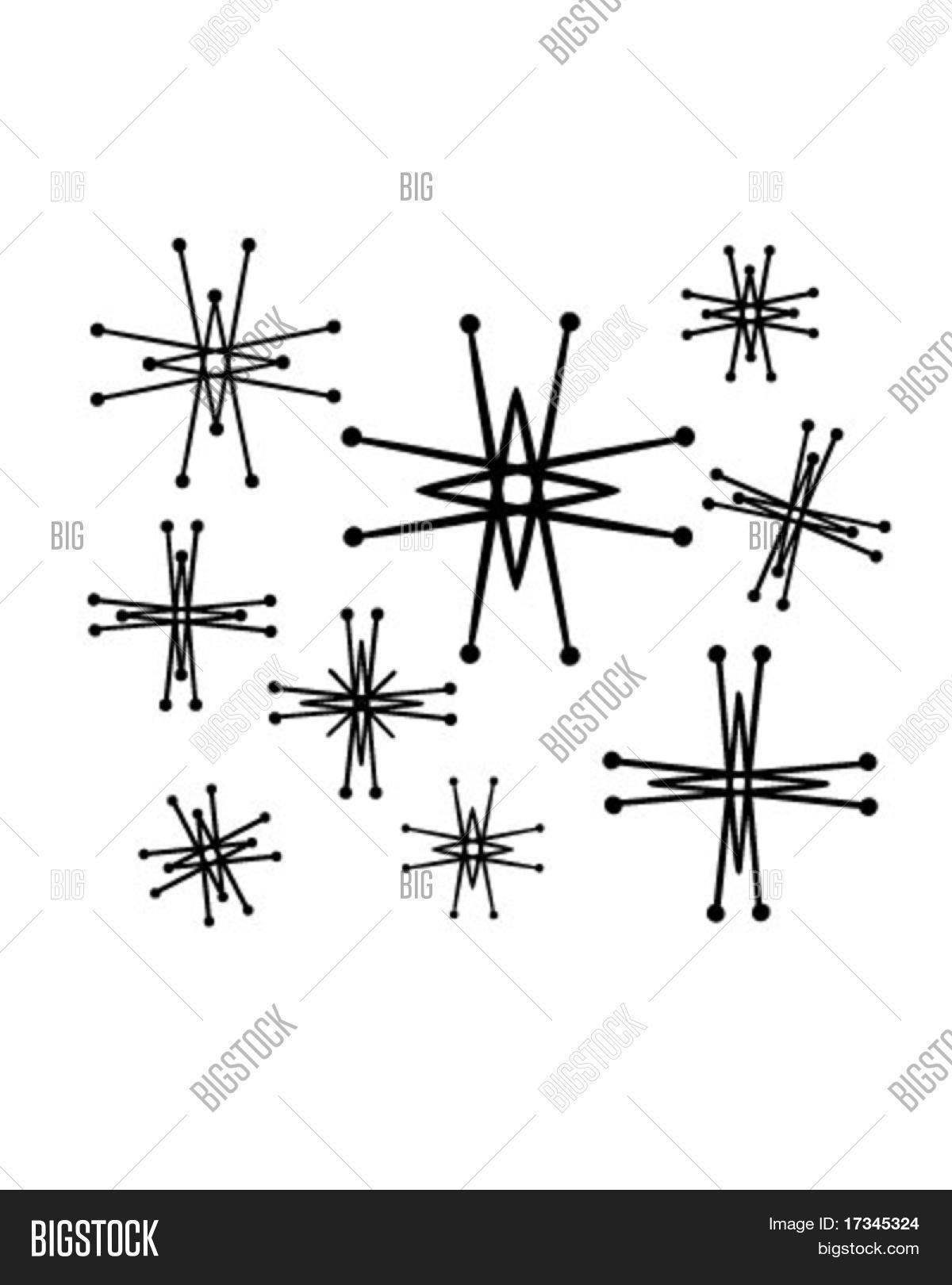 Retro Stars 6 - Clip Vector & Photo (Free Trial) | Bigstock