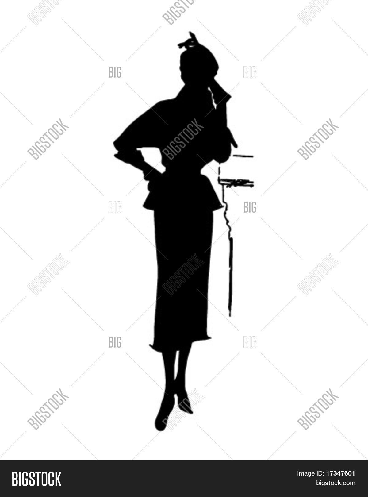 Silhouette 6 - Retro Vector & Photo (Free Trial) | Bigstock