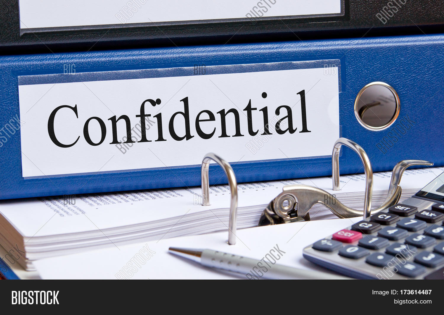 Confidential - Blue Image & Photo (Free Trial) | Bigstock