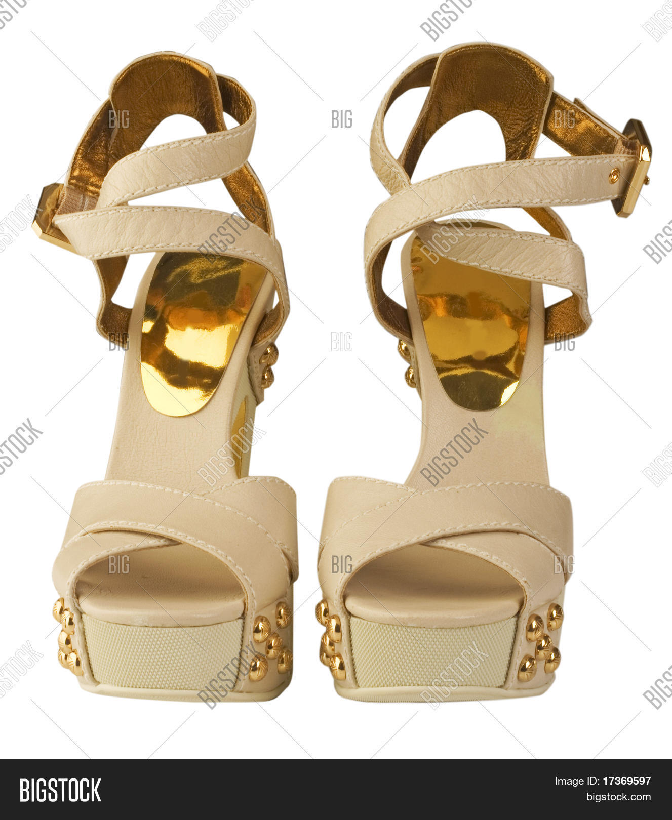 Gold Shoes Image & Photo (Free Trial) | Bigstock