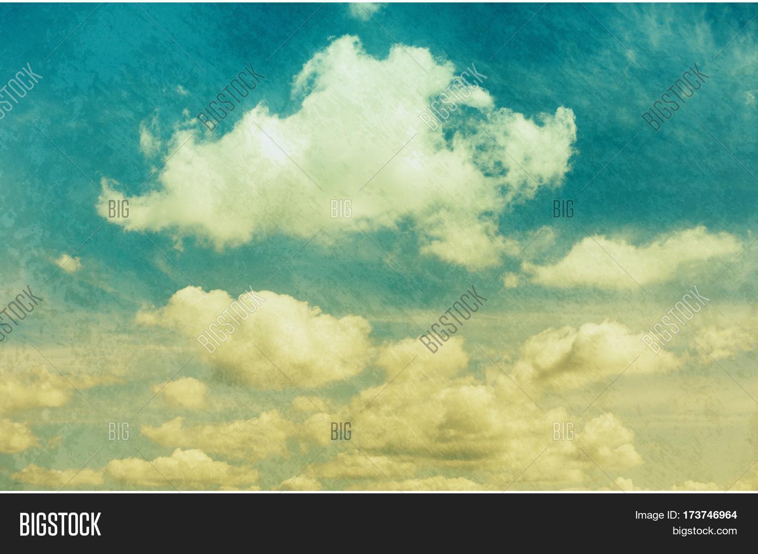 Clouds Vintage Style. Image & Photo (Free Trial) | Bigstock