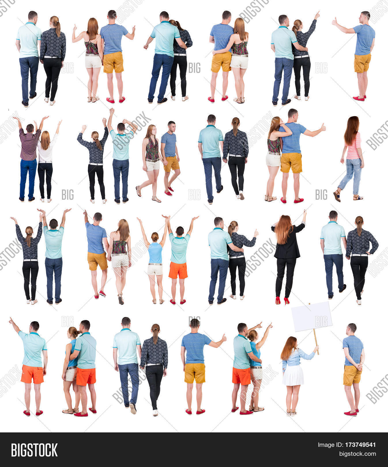 Collection Back View Image & Photo (Free Trial) | Bigstock