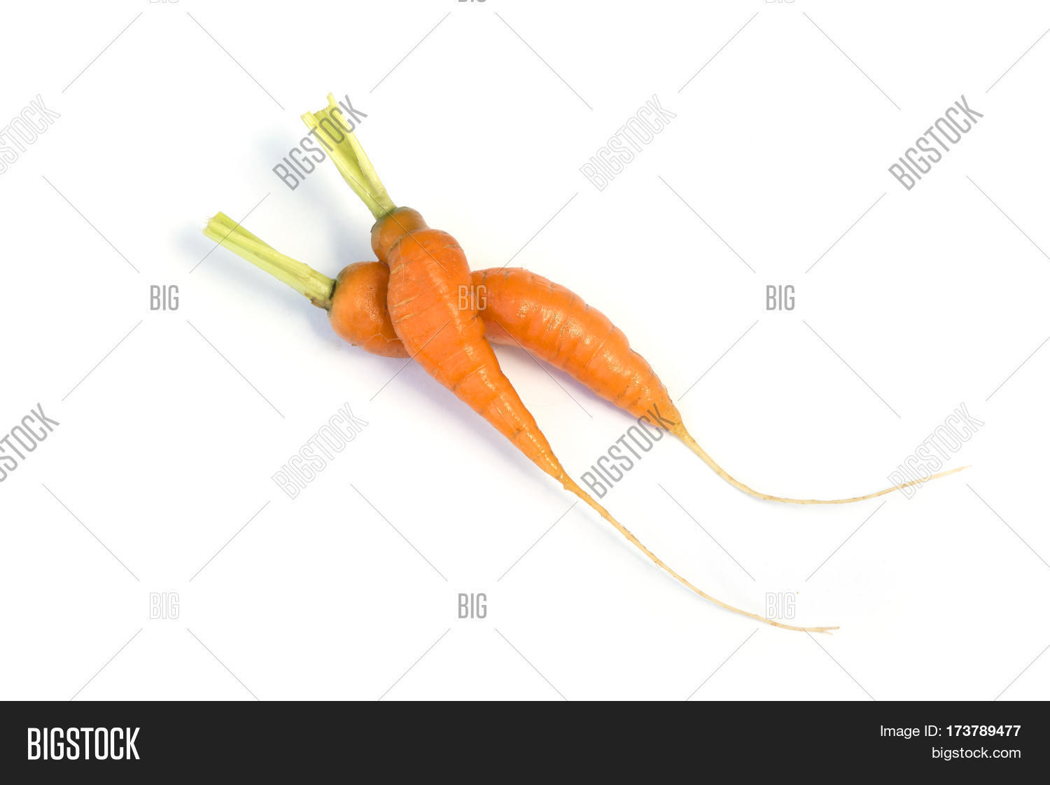 Carrot Shapes Isolated Image & Photo (Free Trial) | Bigstock