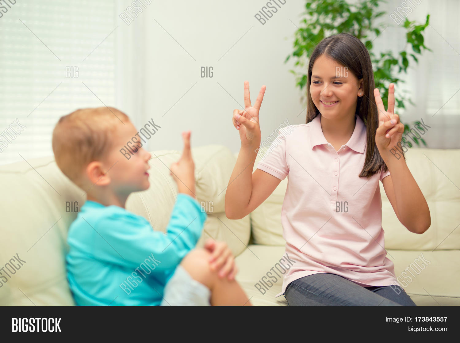 Brother Sister Learn Image & Photo (Free Trial) | Bigstock