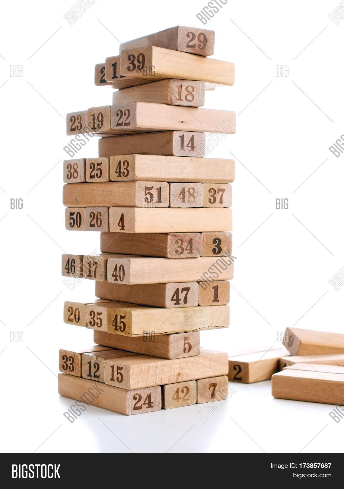 Blocks Game Isolated Image & Photo (Free Trial) | Bigstock