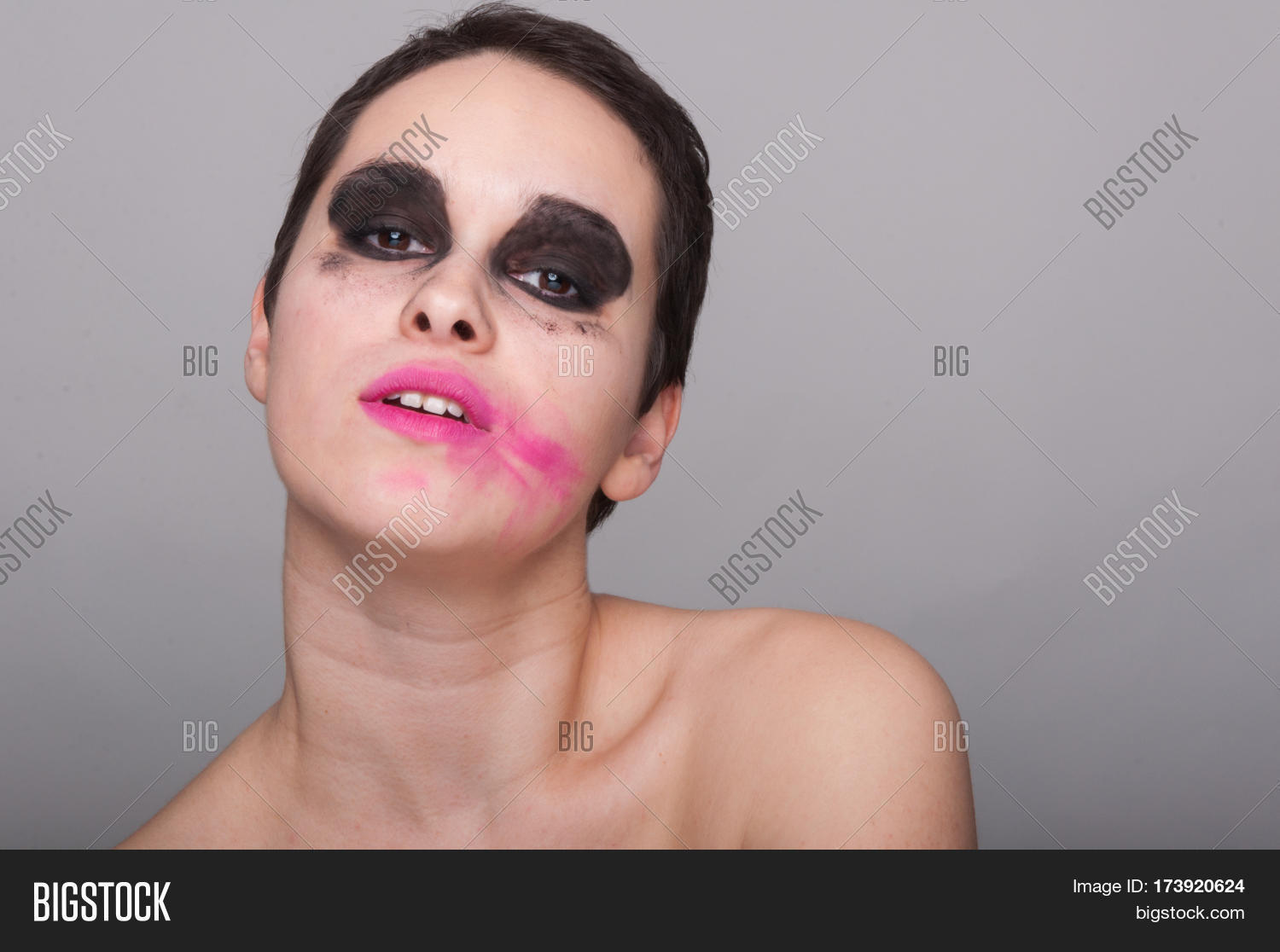 Woman Face Smeared Image & Photo (Free Trial) | Bigstock