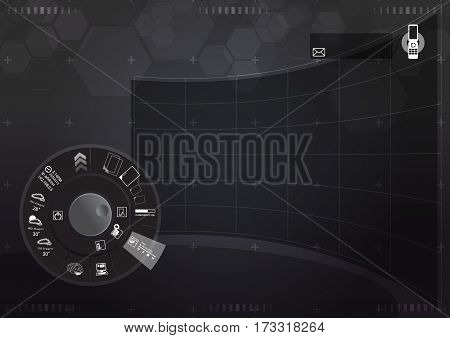 Dial Futuristic Vector & Photo (Free Trial) | Bigstock