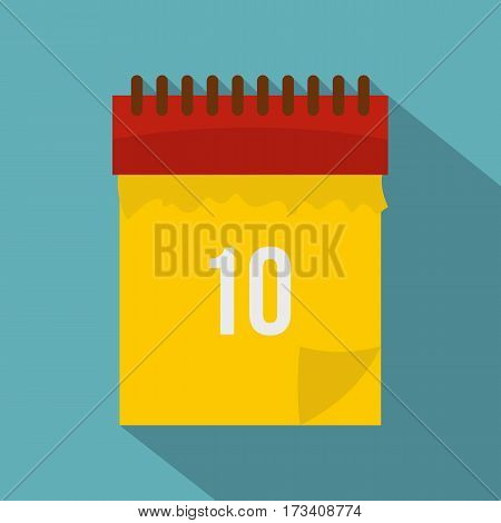 Yellow Calendar 10 Vector & Photo (Free Trial) | Bigstock