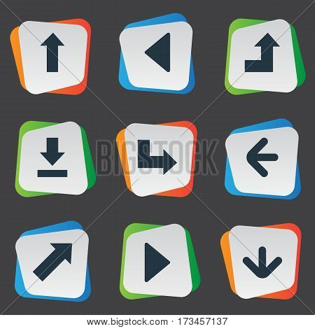 Set 9 Simple Cursor Vector & Photo (Free Trial) | Bigstock