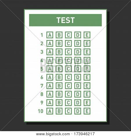 Multiple Choice Blank Vector & Photo (Free Trial) | Bigstock