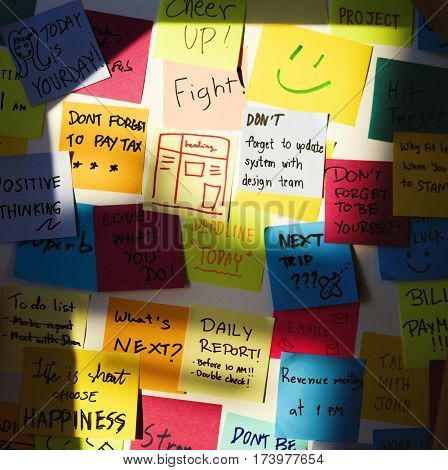 Sticky Note Post Board Image & Photo (Free Trial) | Bigstock