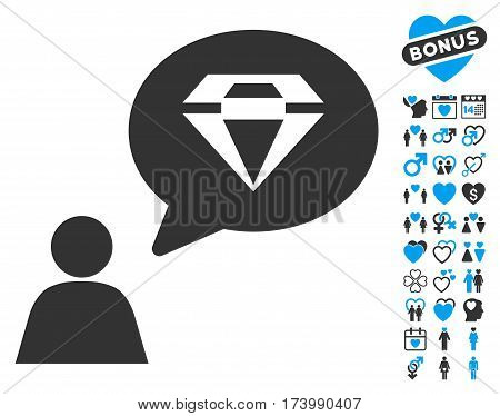 Diamond Thinking Vector & Photo (Free Trial) | Bigstock
