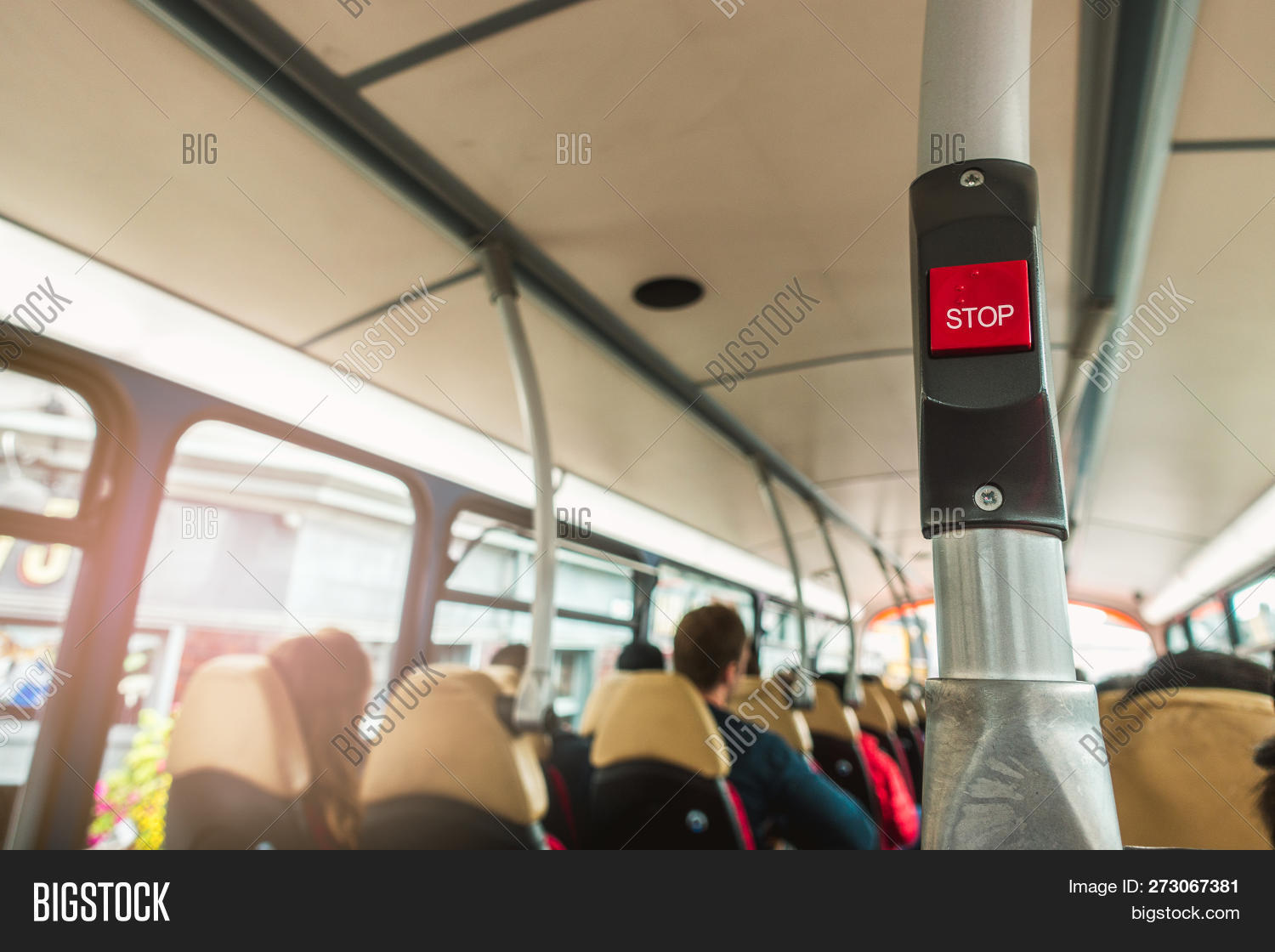 Bus Bell Switch Stop Image & Photo (Free Trial) | Bigstock