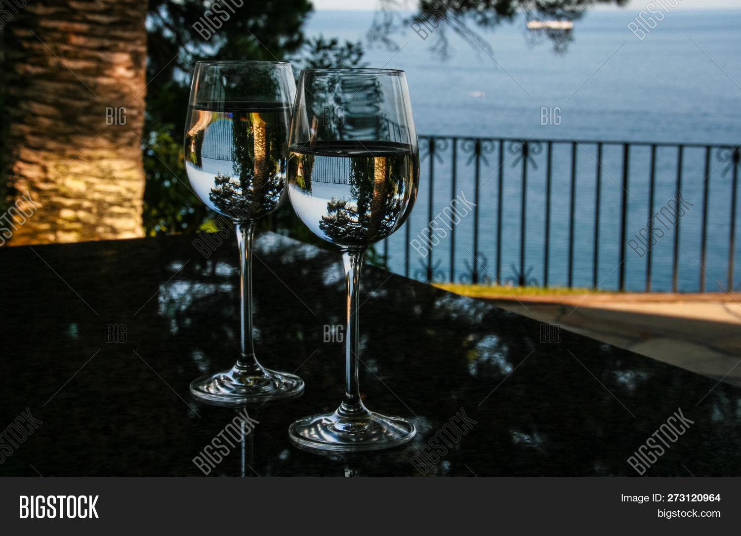 Two Glass Goblets Image & Photo (Free Trial) | Bigstock