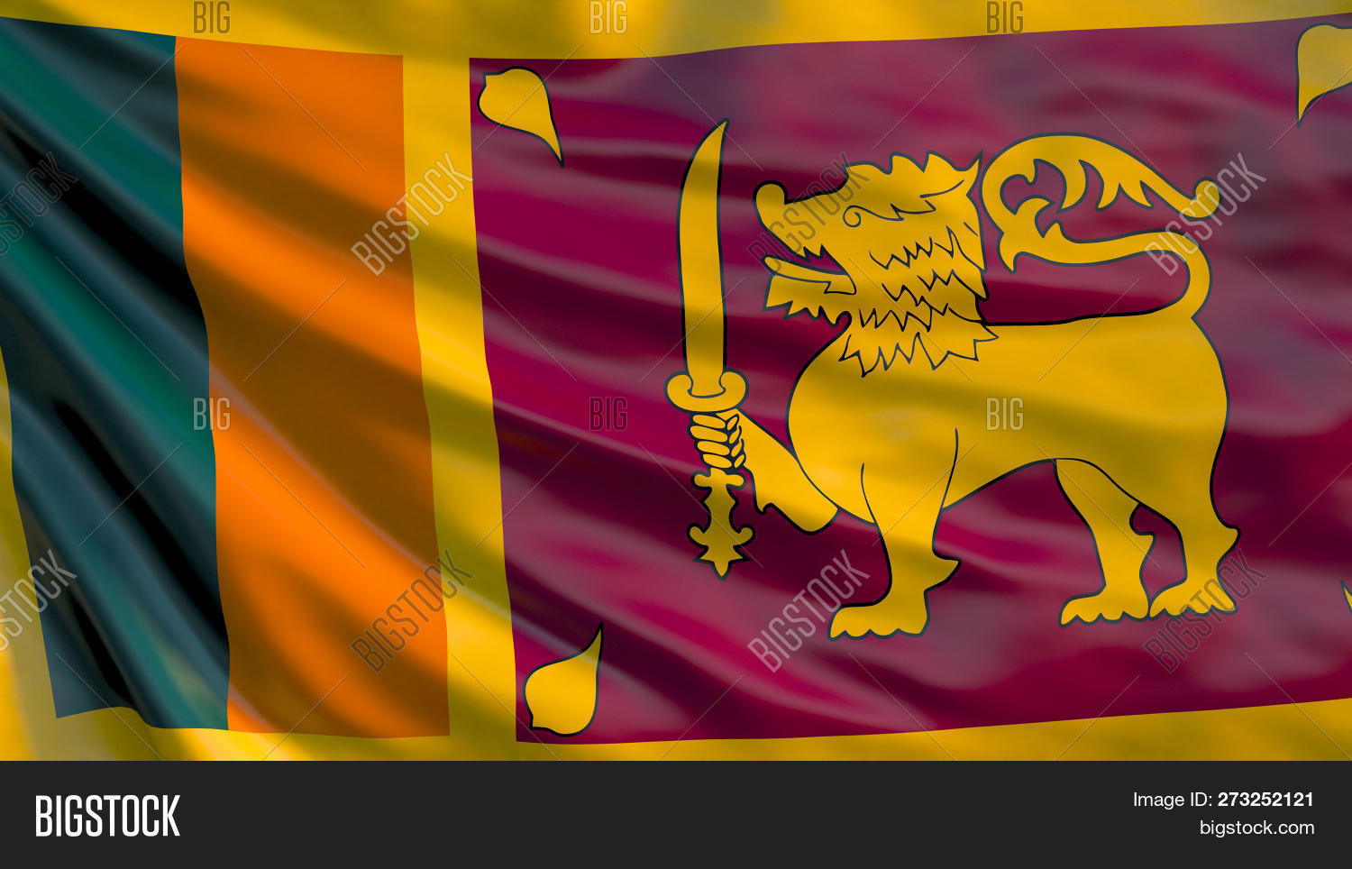 Sri Lanka Flag. 3d Image & Photo (Free Trial) | Bigstock
