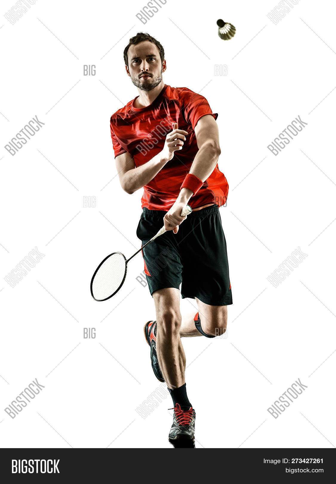 Badminton Player Man Image & Photo (Free Trial) | Bigstock