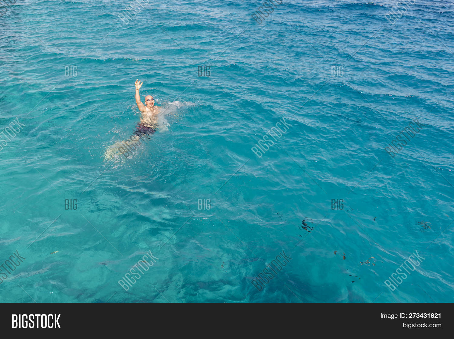 Drowning Man Sea Image & Photo (Free Trial) | Bigstock