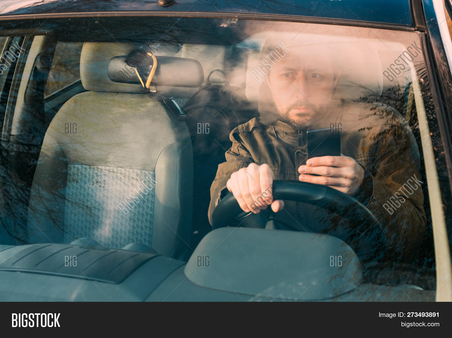 Front View Man Driving Image & Photo (Free Trial) | Bigstock