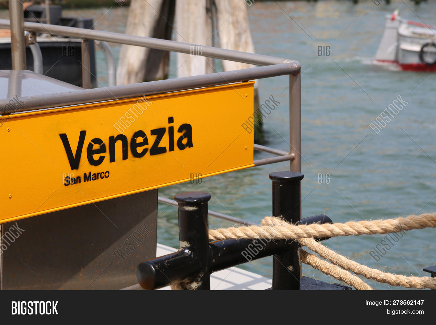 Boat Stop Venice Italy Image & Photo (Free Trial) | Bigstock