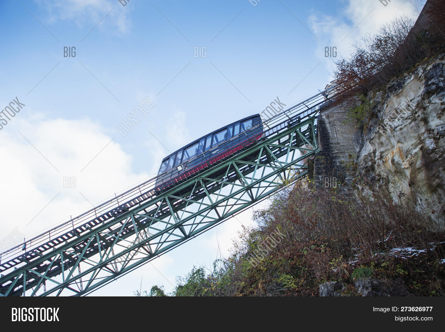 Funicular Railway Car Image & Photo (Free Trial) | Bigstock
