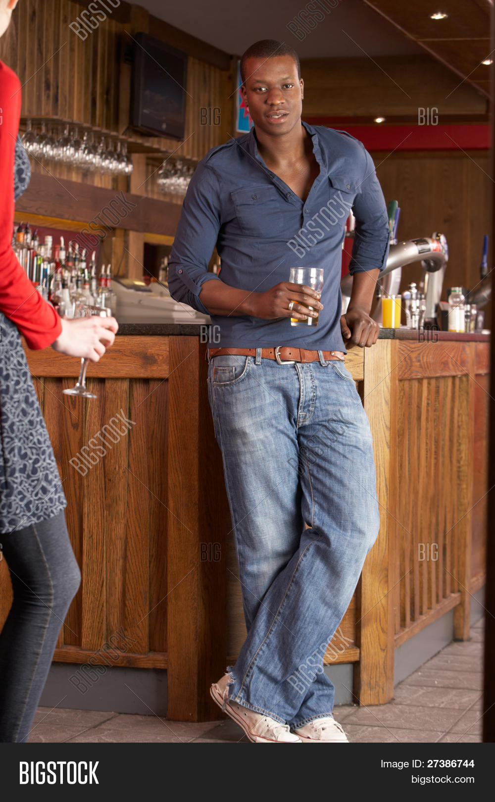 Handsome Man Bar Image & Photo (Free Trial) | Bigstock