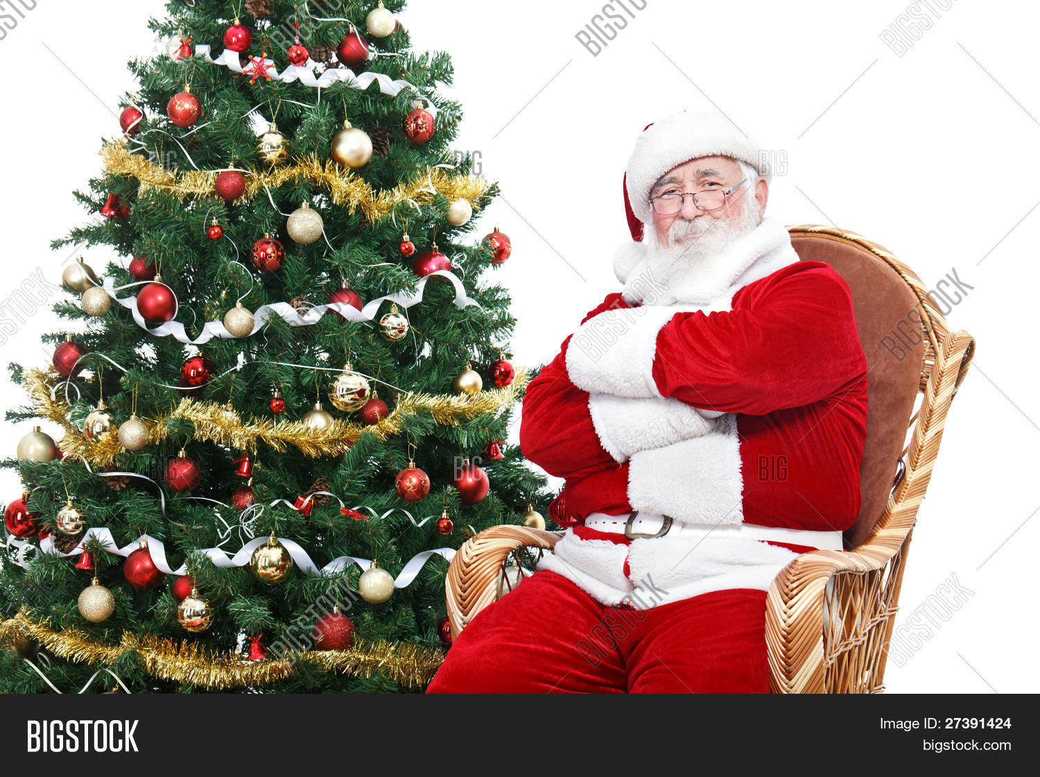 Santa Claus Sitting Image & Photo (Free Trial) | Bigstock
