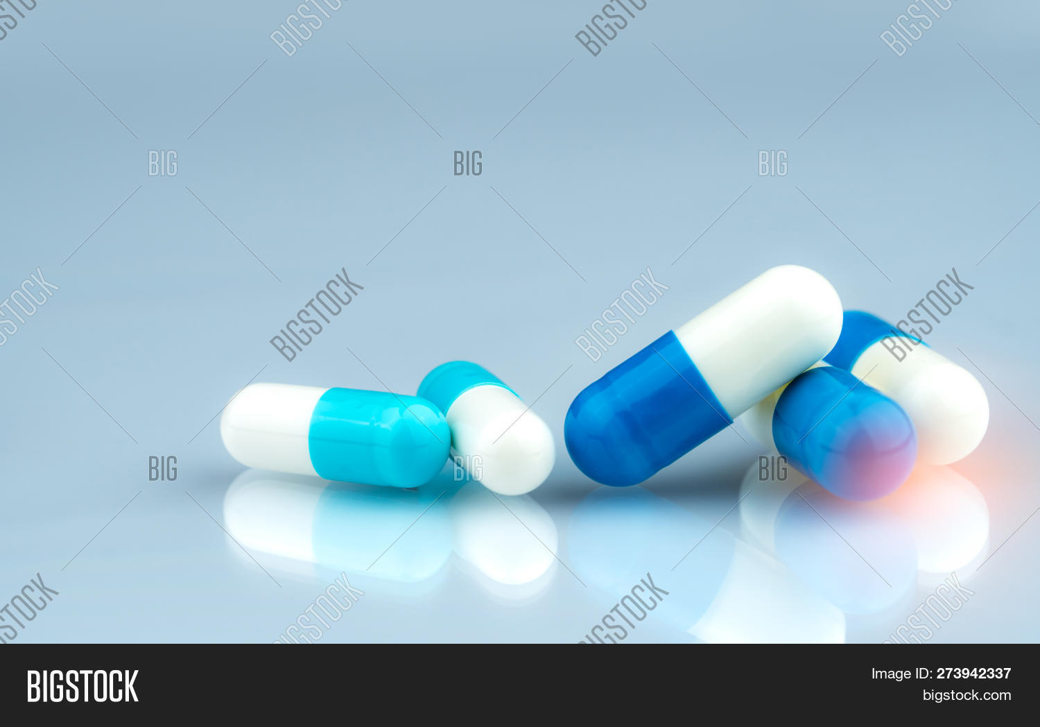 Blue White Capsules Image & Photo (Free Trial) | Bigstock