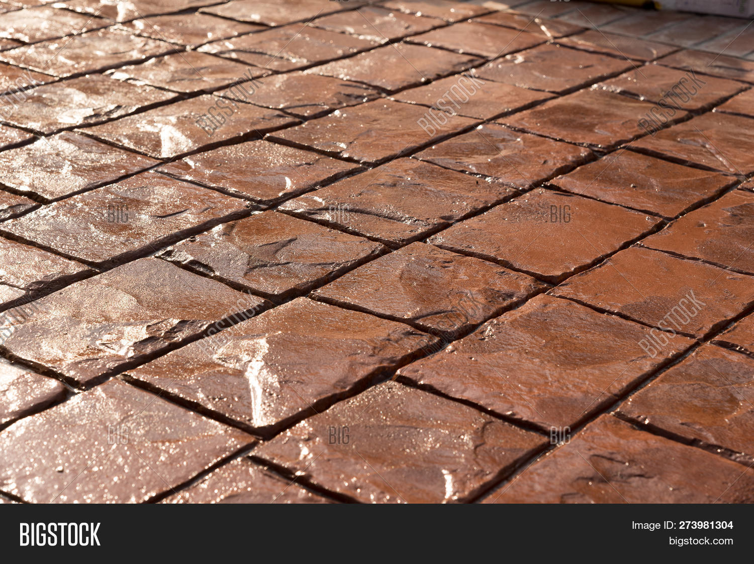 Stamp Concrete Texture Image & Photo (Free Trial) | Bigstock