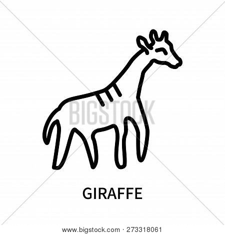 Giraffe Icon Isolated Vector & Photo (Free Trial) | Bigstock