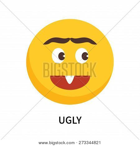 Ugly Icon Isolated On Vector & Photo (Free Trial) | Bigstock