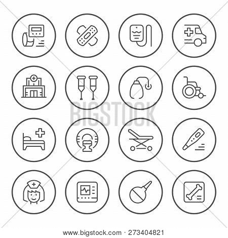 Set Medical Round Vector & Photo (Free Trial) | Bigstock